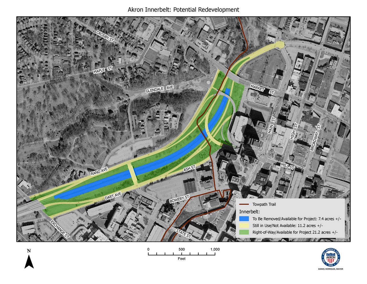 Akron seeks input for Innerbelt redevelopment