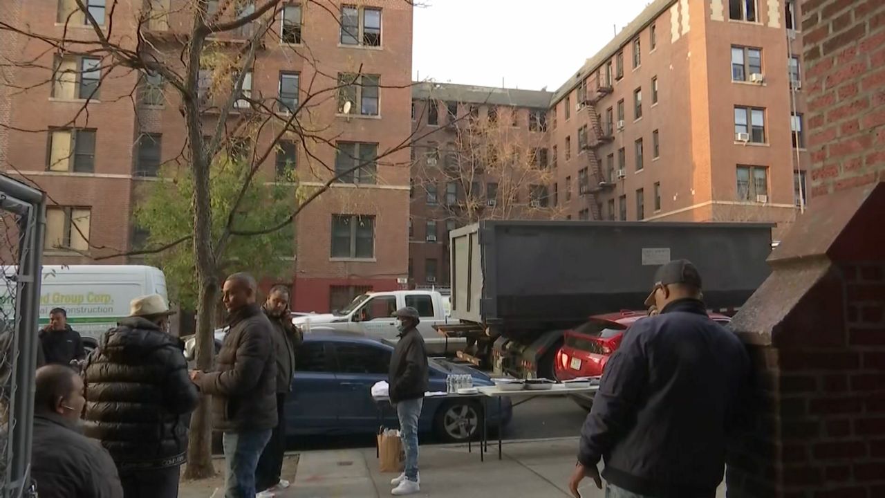 Dozens forced from homes after fire burns through building