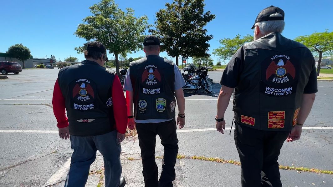 Legion riders hit the streets to raise money for memorial