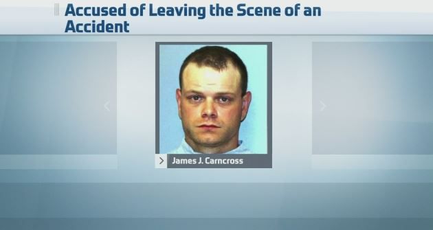 James Carncross Arrested for Crash and Fleeing the Scene