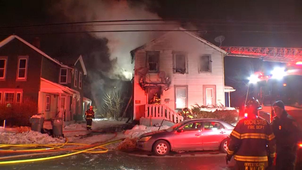 Firefighter Injured Battling House Fire on Jay Street