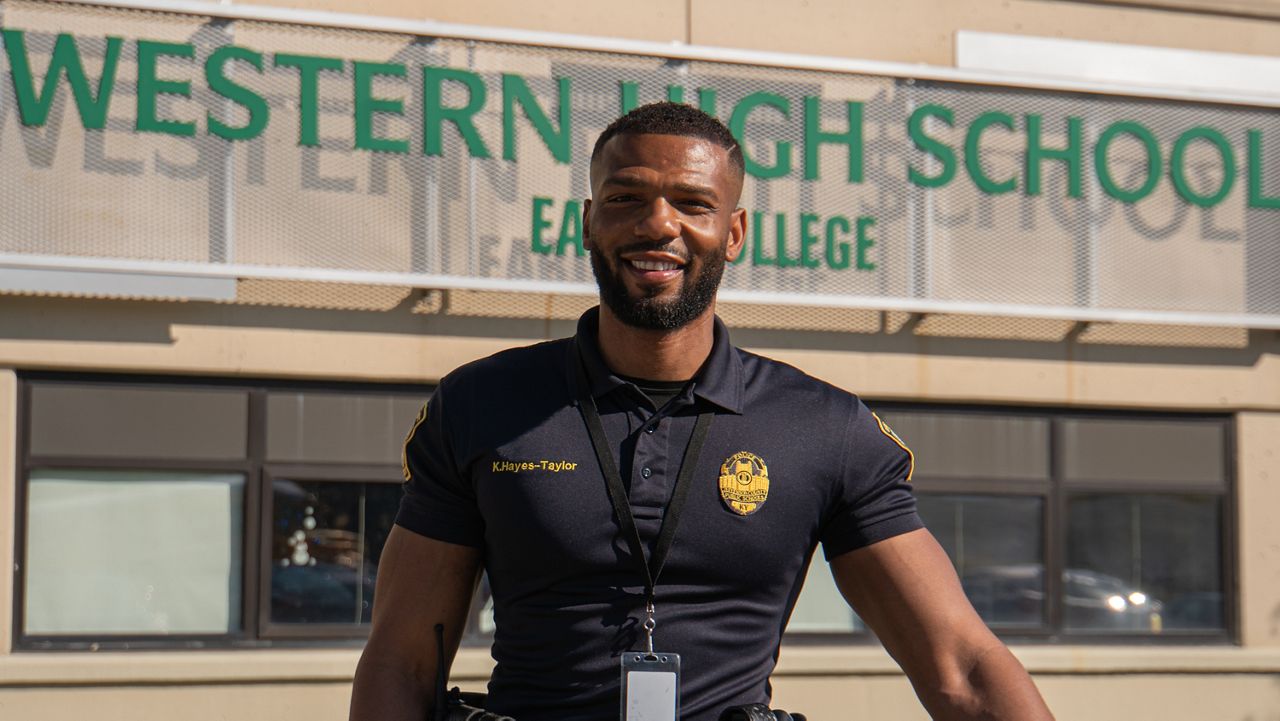 JCPS’ newest police officer protects his former high school