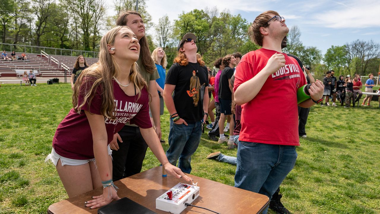 Louisville students aim for the sky in rocket competition
