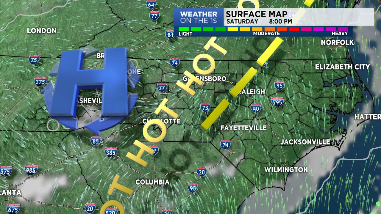 Hot weekend ahead