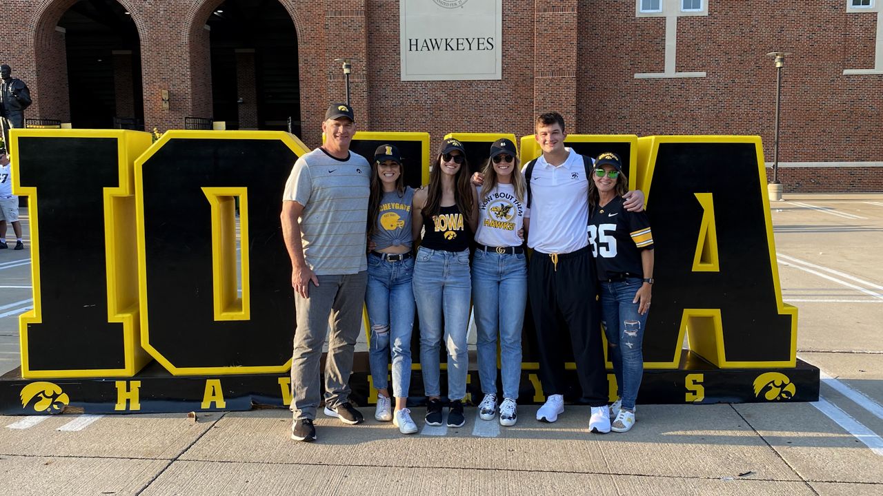 OSU broadcaster gets rare chance to watch Hawkeye son play