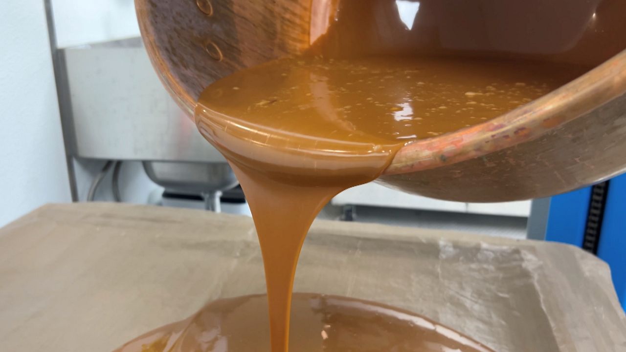 A behind-the-scenes look at the making of French caramels