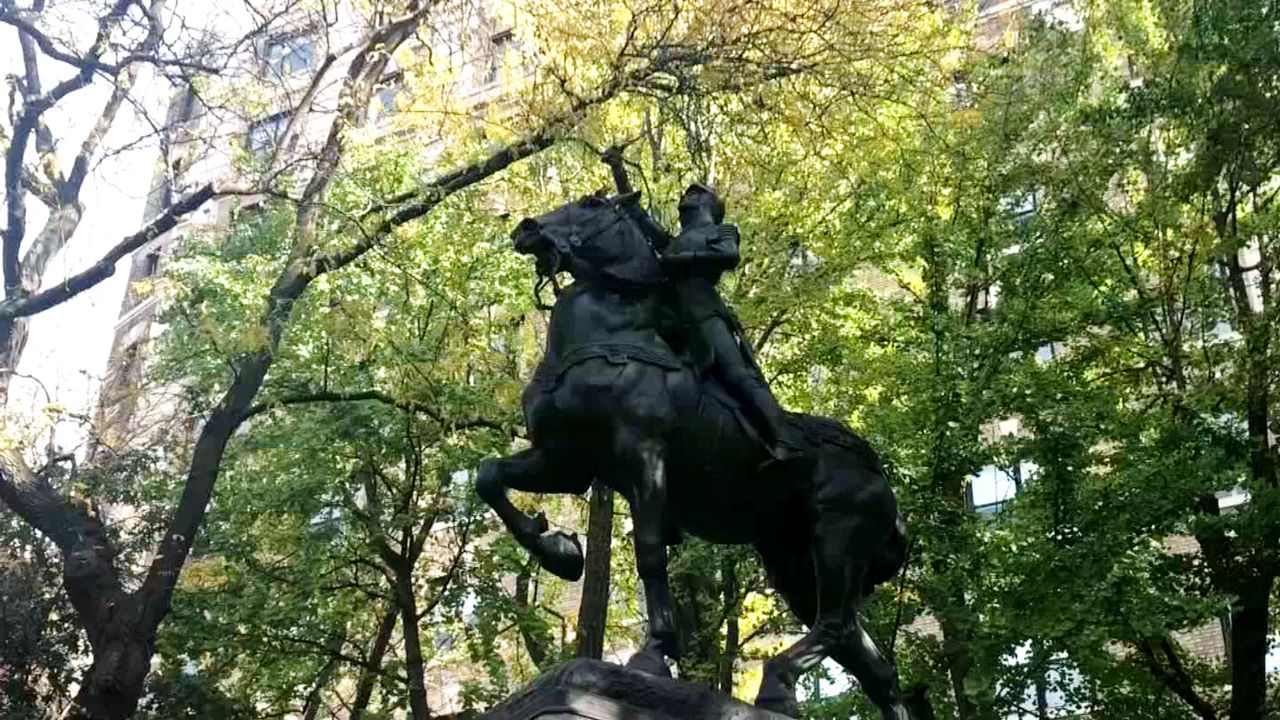 Joan of Arc Riverside Park Statue