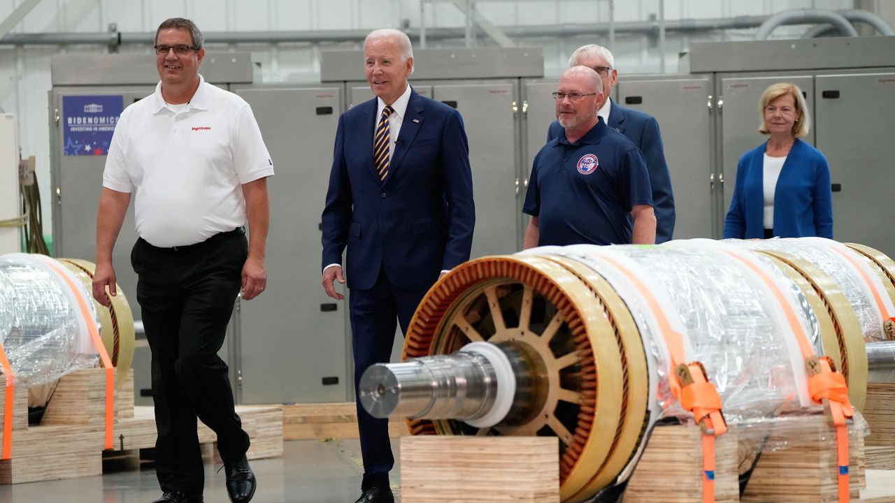Biden visits Milwaukee ahead of IRA anniversary