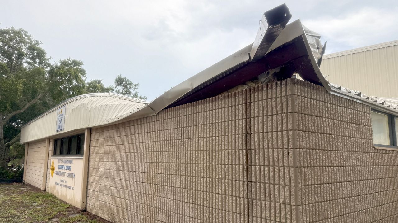 Melbourne community center roof collapses during storm