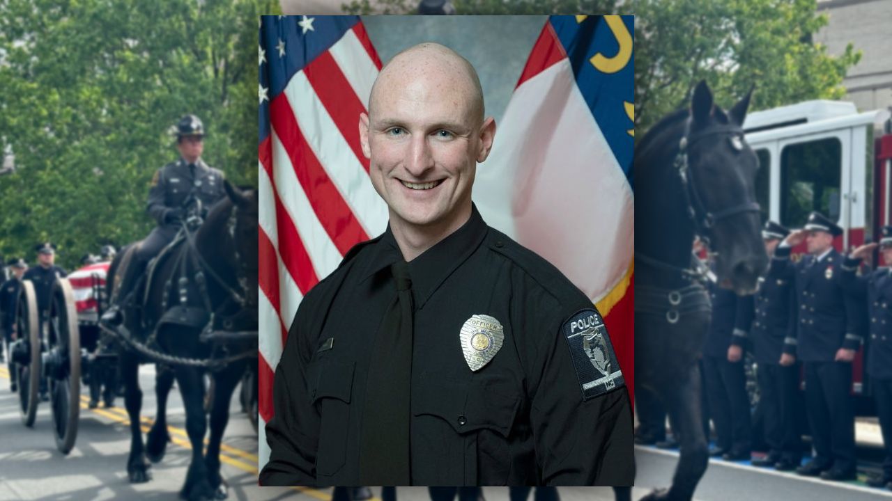 CMPD Officer Joshua Eyer will be laid to rest Friday morning