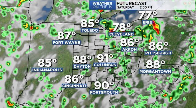 Hot and humid forecast June 29