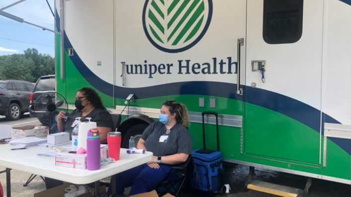 Medical clinic helping people in need of medical care