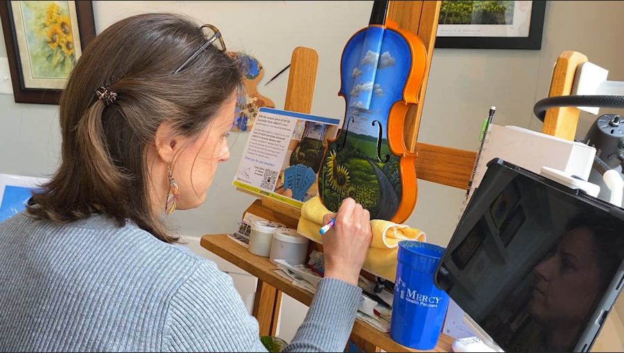 Artists fundraising to support Ukraine amid war with Russia