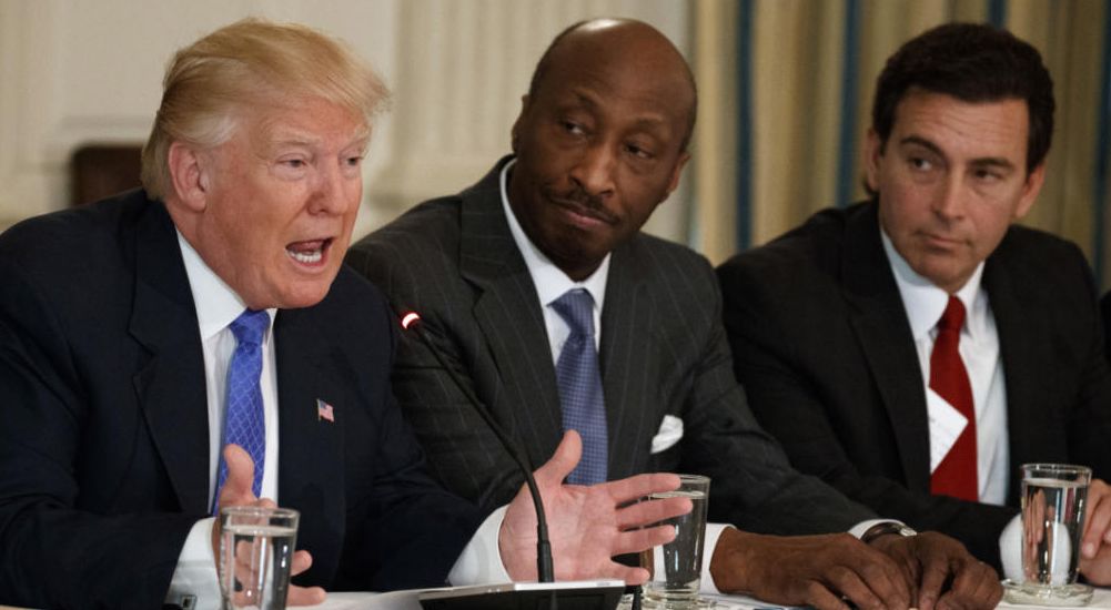 Merck CEO resigns from manufacturing council in protest