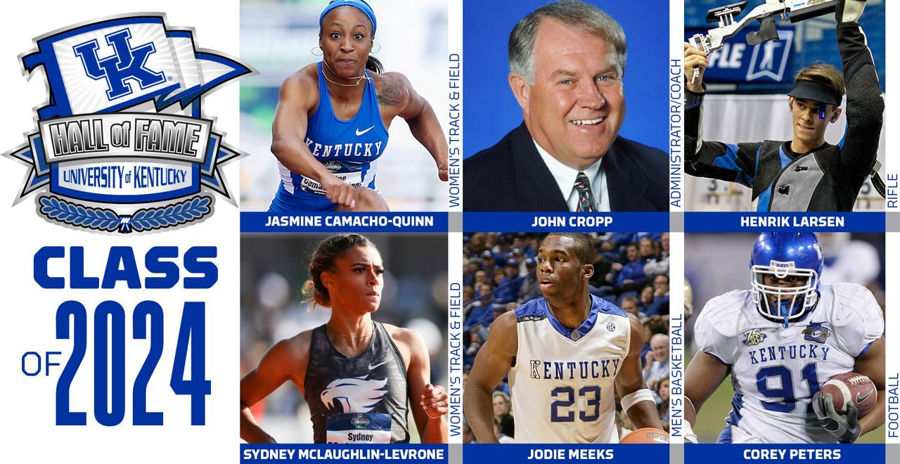 Kentucky Athletics names Hall of Fame Class of 2024