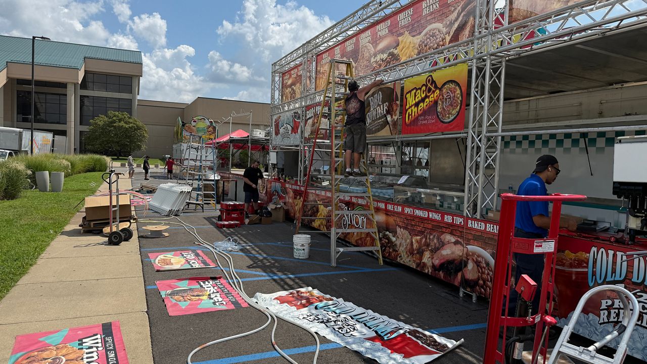 Thousands set up for the 121st Kentucky State Fair