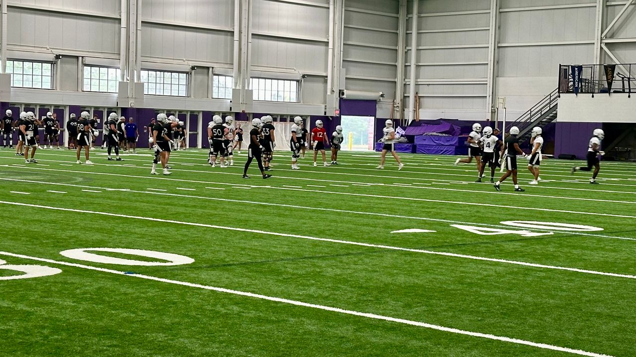 Holy Cross football playing fast, free in year 2 with Curran