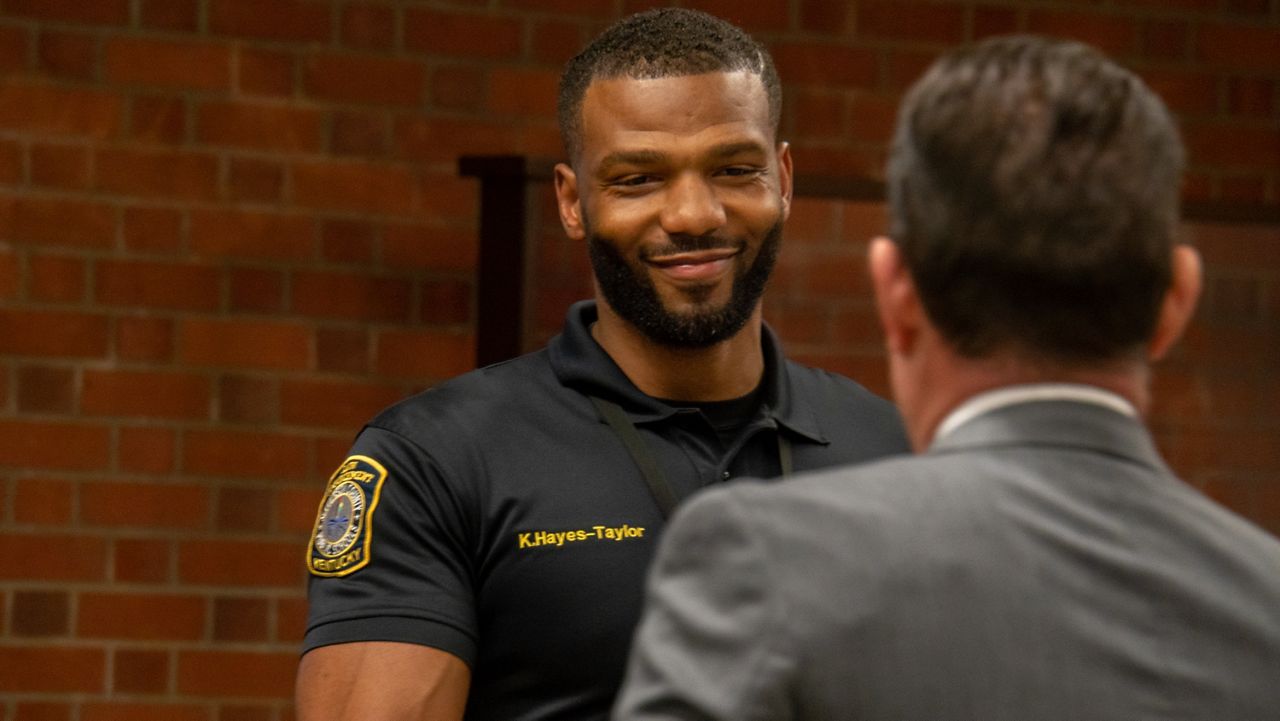 JCPS’ newest police officer protects his former high school