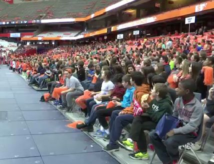 Orange Put on Show in Front of Big Crowd