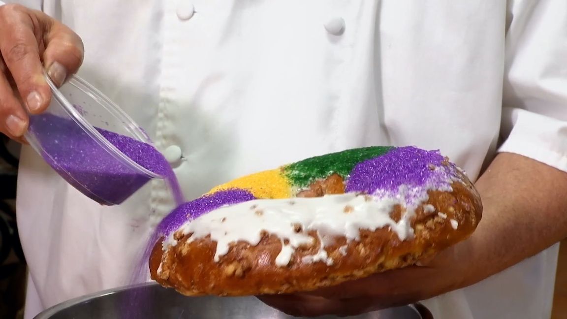 World-renowned baker shows us how to make a king cake