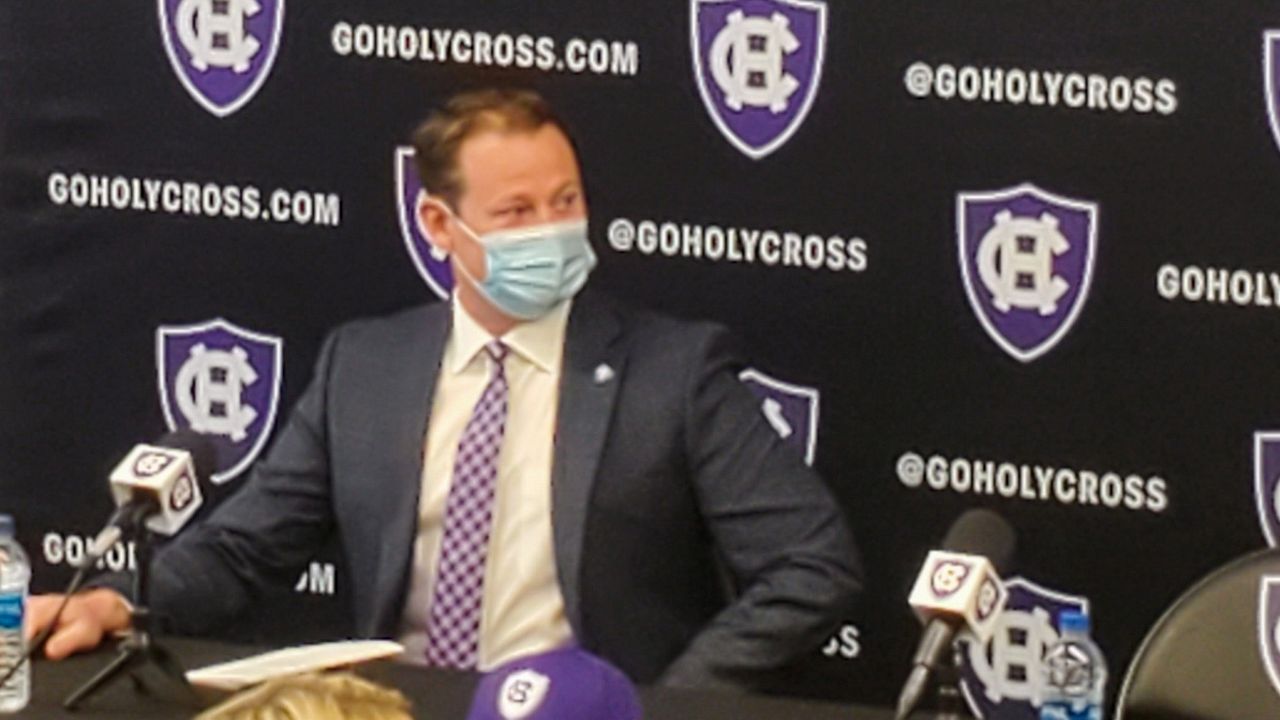 Holy Cross introduces Kit Hughes as athletic director