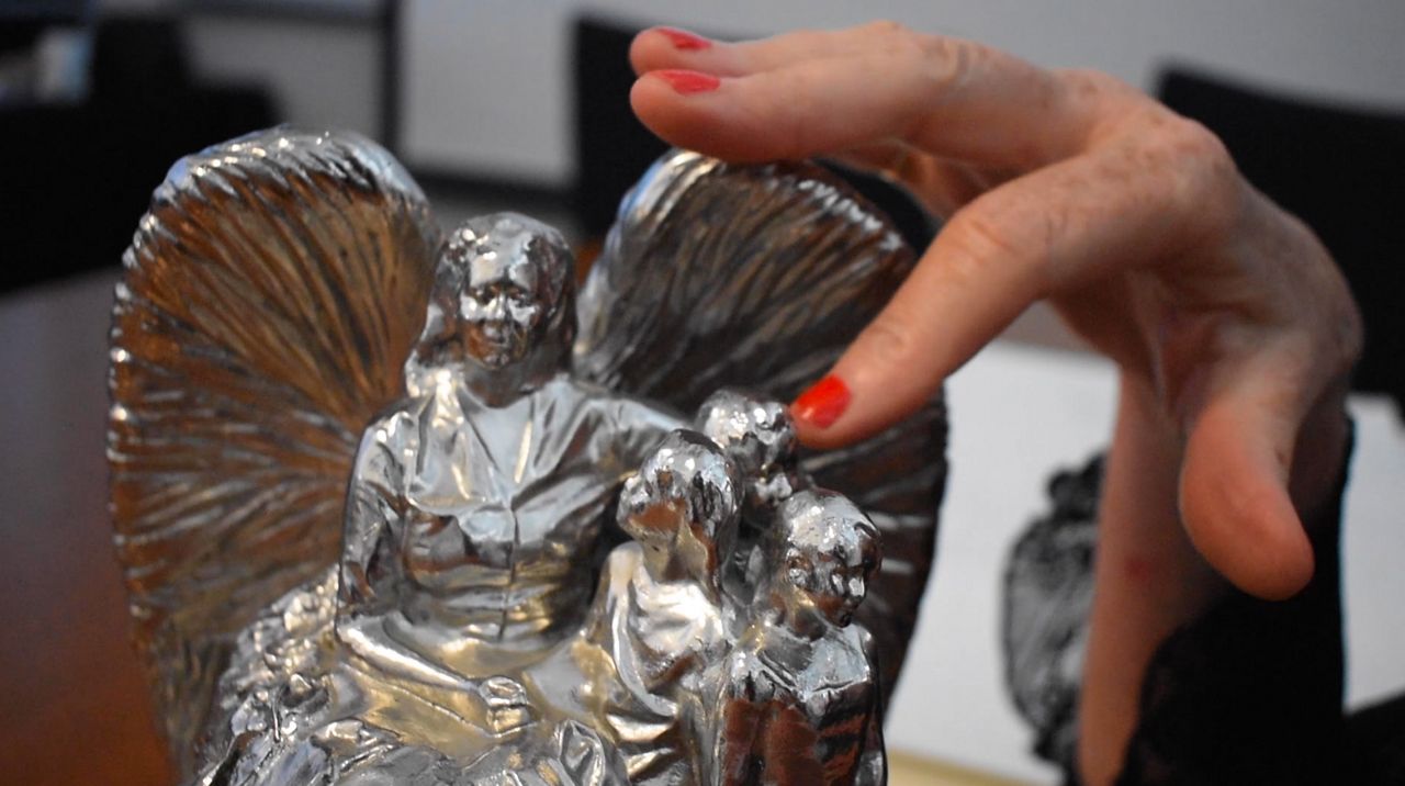 Peace Angels Project Uses Melted Weapons for Angel Monuments