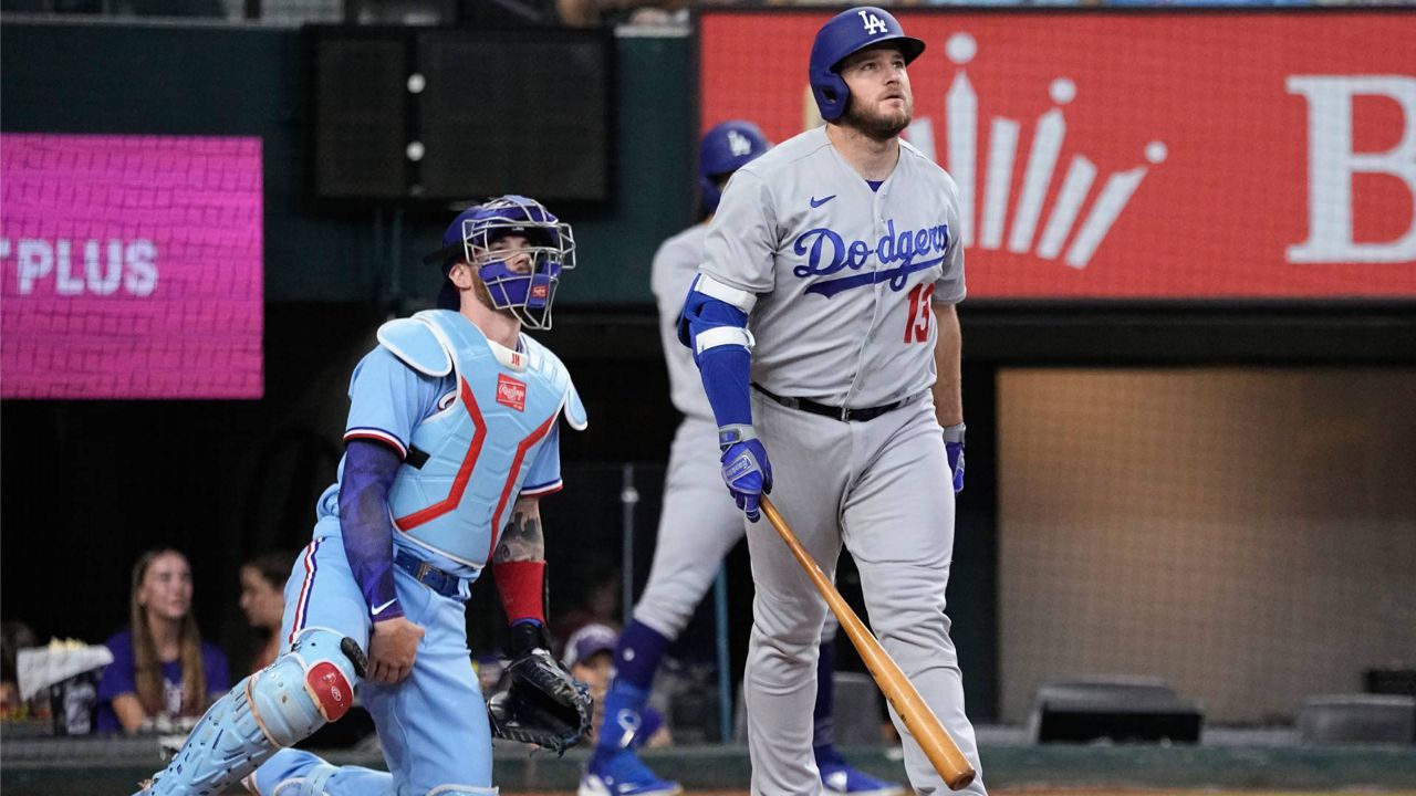 Dodgers fail to sweep Rangers with 8-4 loss