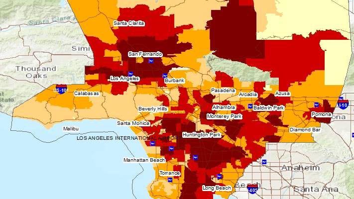 UCLA online tool views extreme heat by zip code