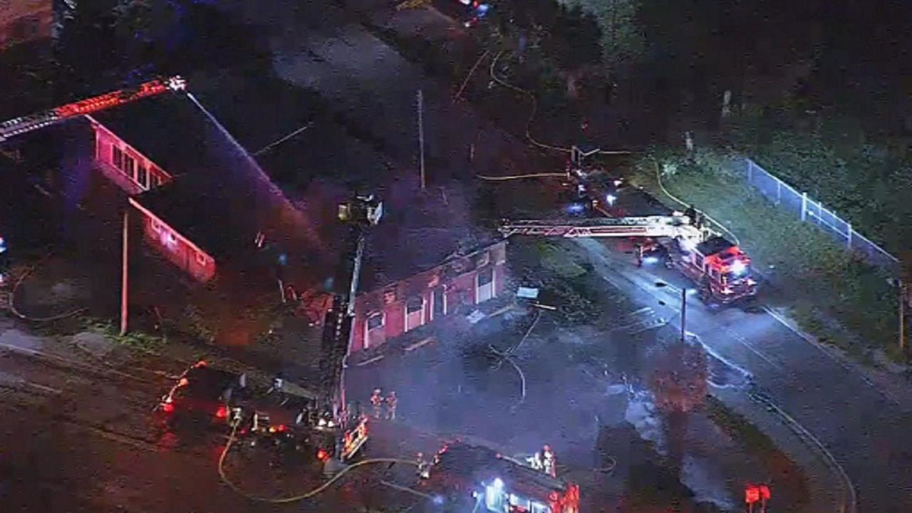 Flames Break Out Overnight in Largo Building