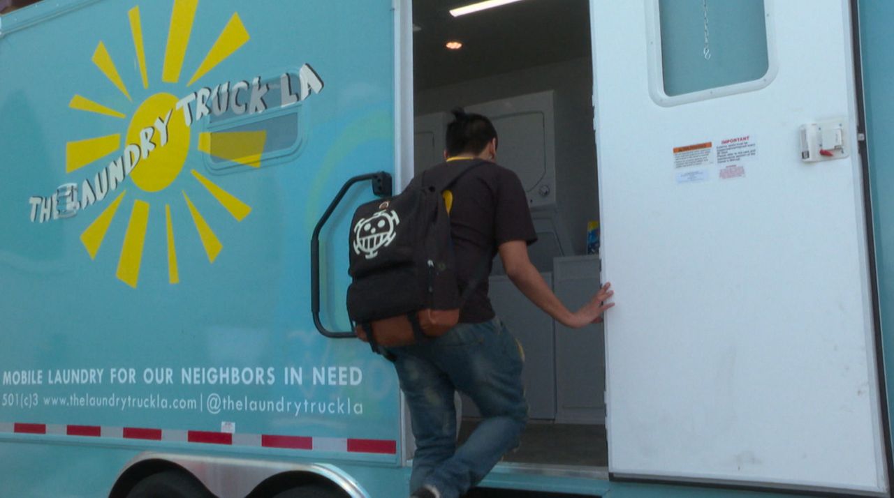The Laundry Truck is cleaning clothes for those in need