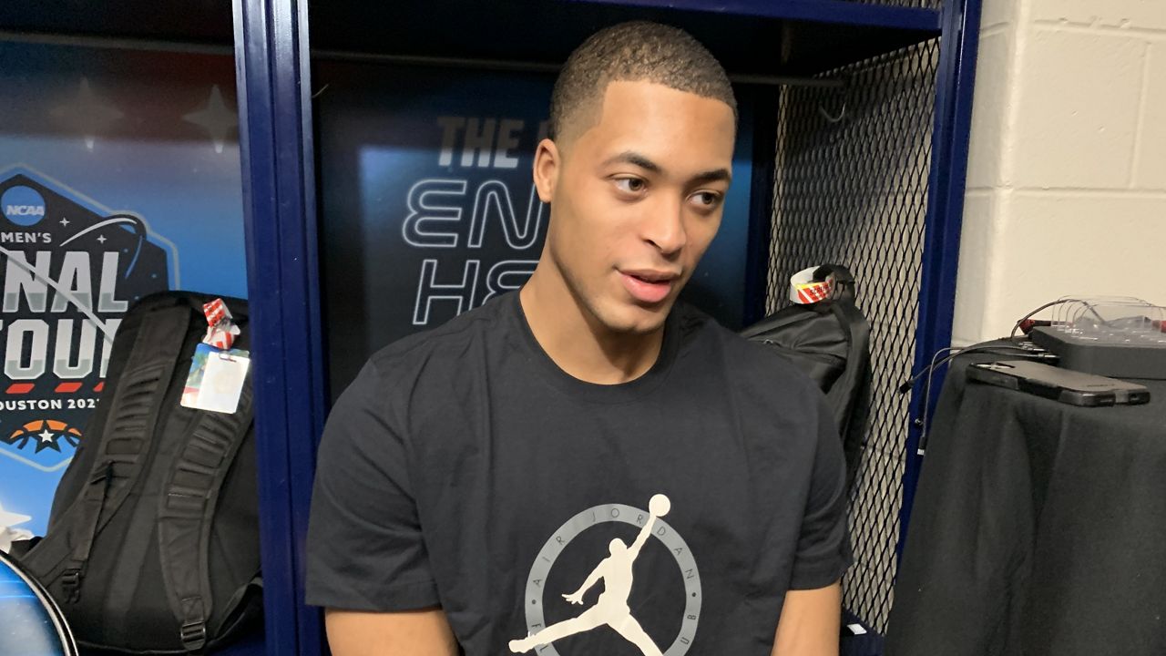 Houston-native Jaedon LeDee back at home in the Final Four