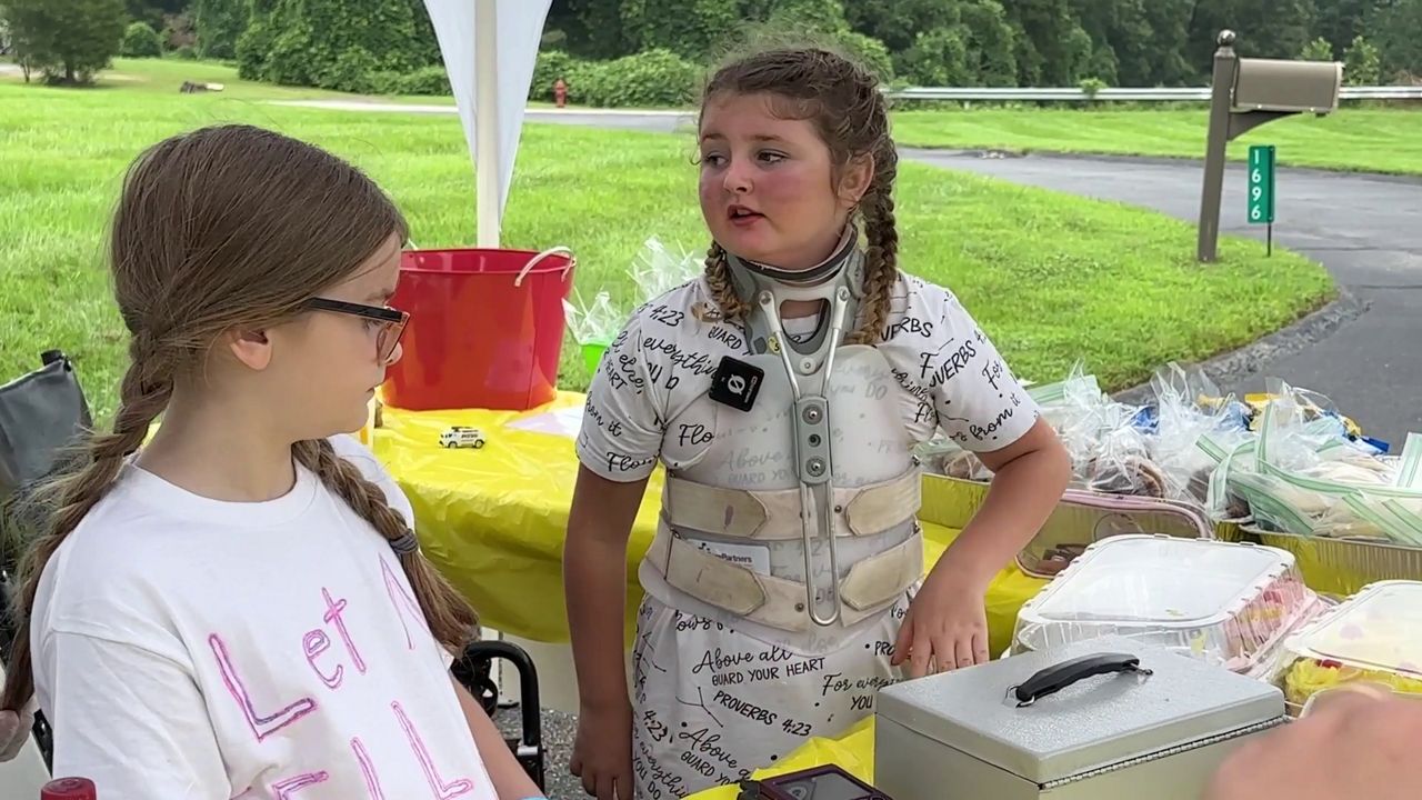 Lemonade stand raises money for girls hit by car