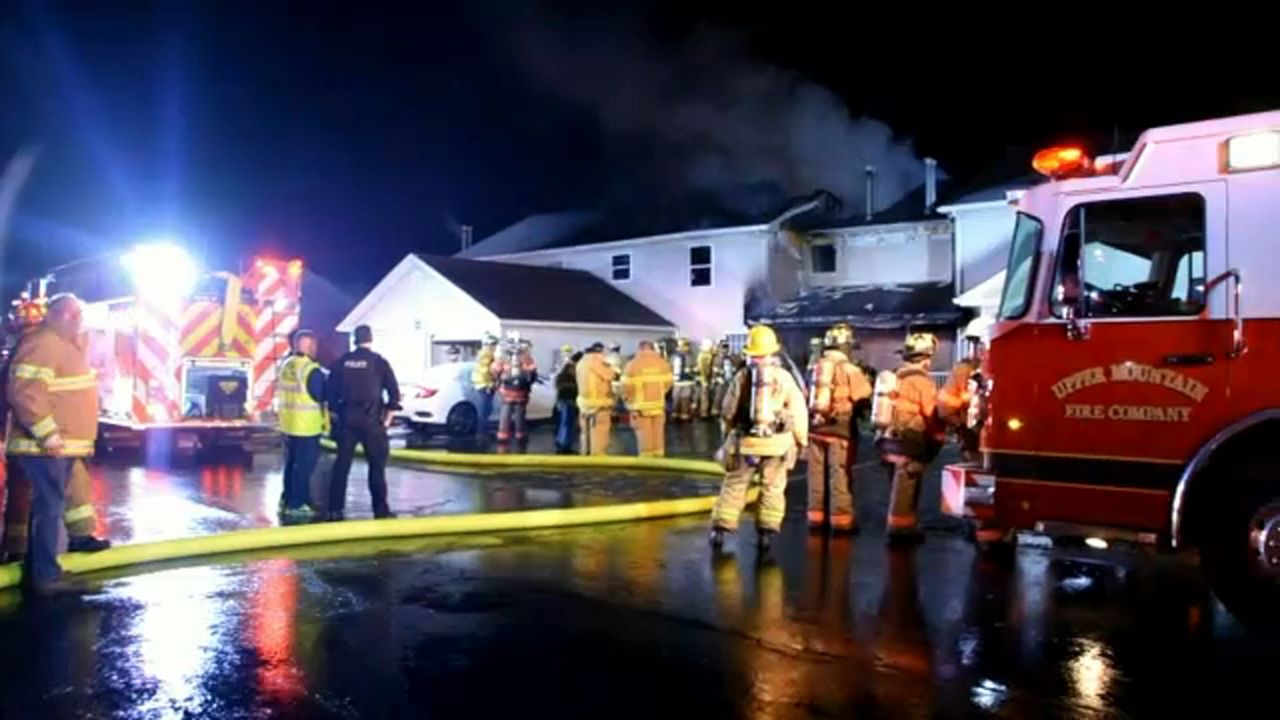 Fire Destroys Six Apartments in Lewiston, 2 People Taken to Hospital