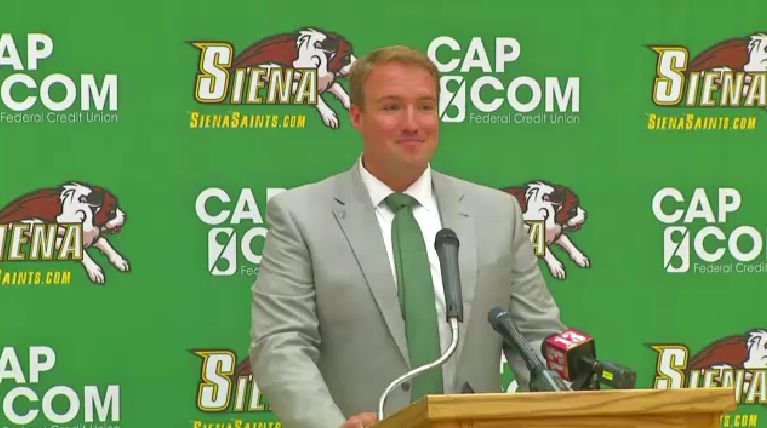 Gleason formally introduced at Siena