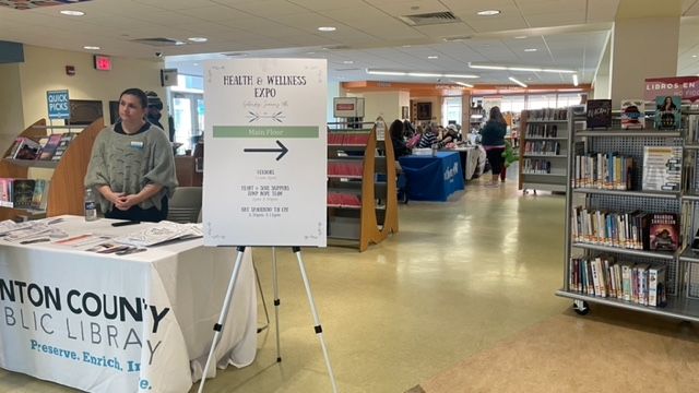 Public library hosts health and wellness expo
