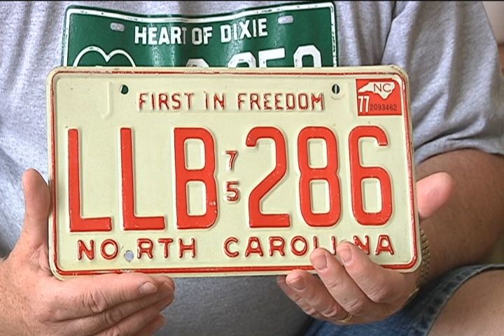 Nc Confederate Flag License Plate