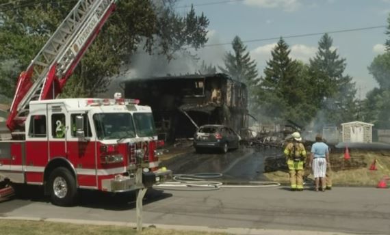 Liverpool Home Destroyed by Fire