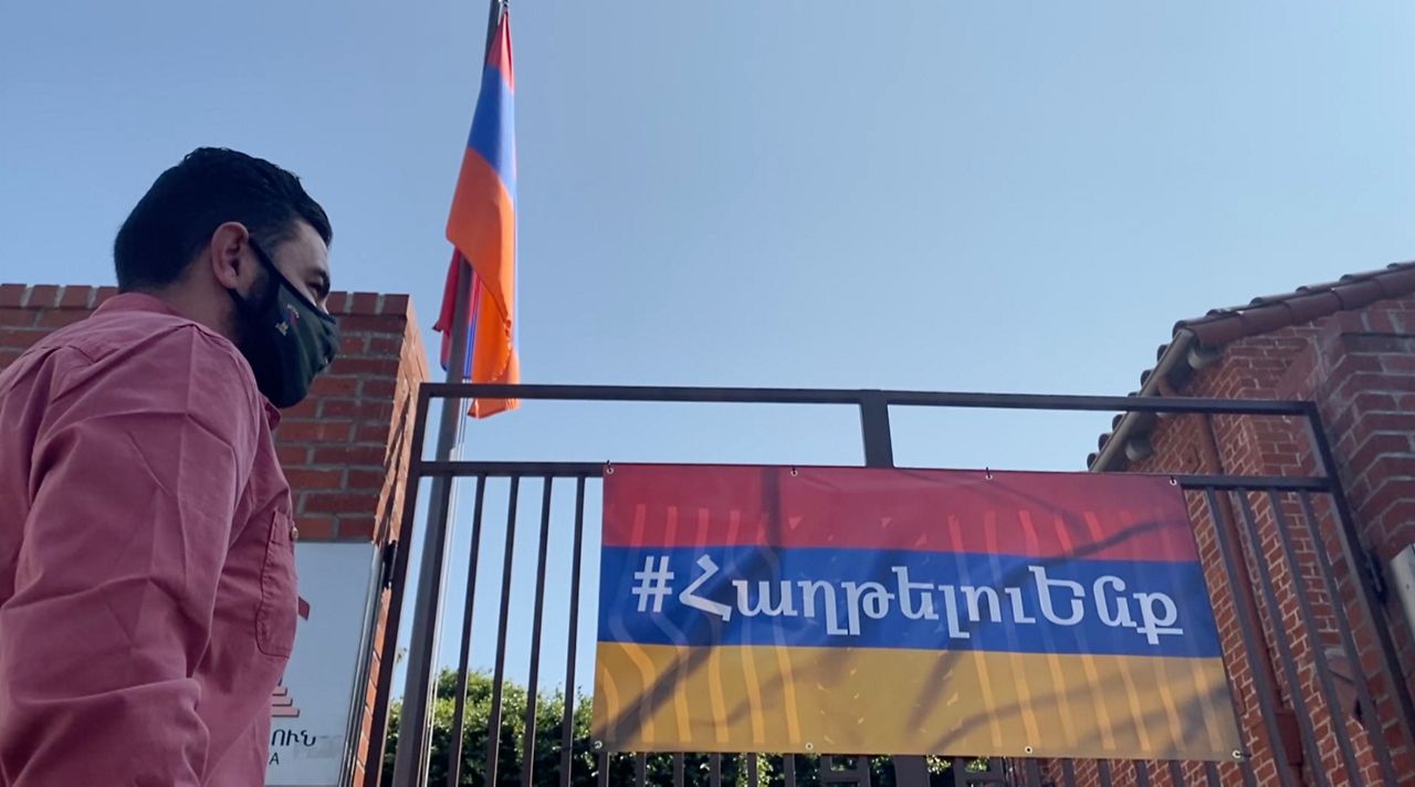 Armenian locals react to current conflict in Armenia