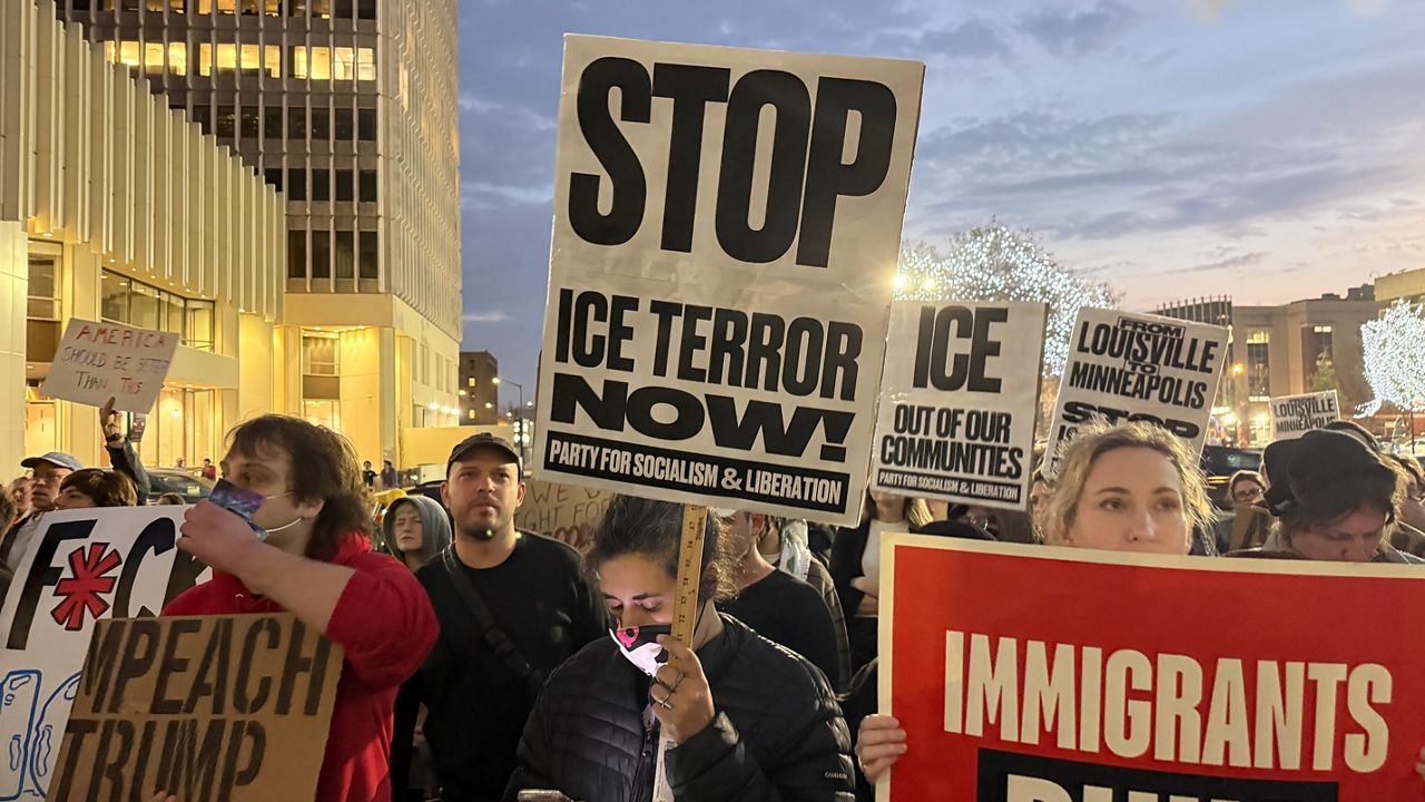 Louisville protesters take action after deadly ICE shooting