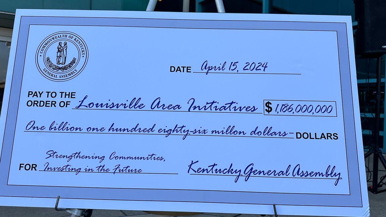 Louisville receives nearly $1.2 billion from the state