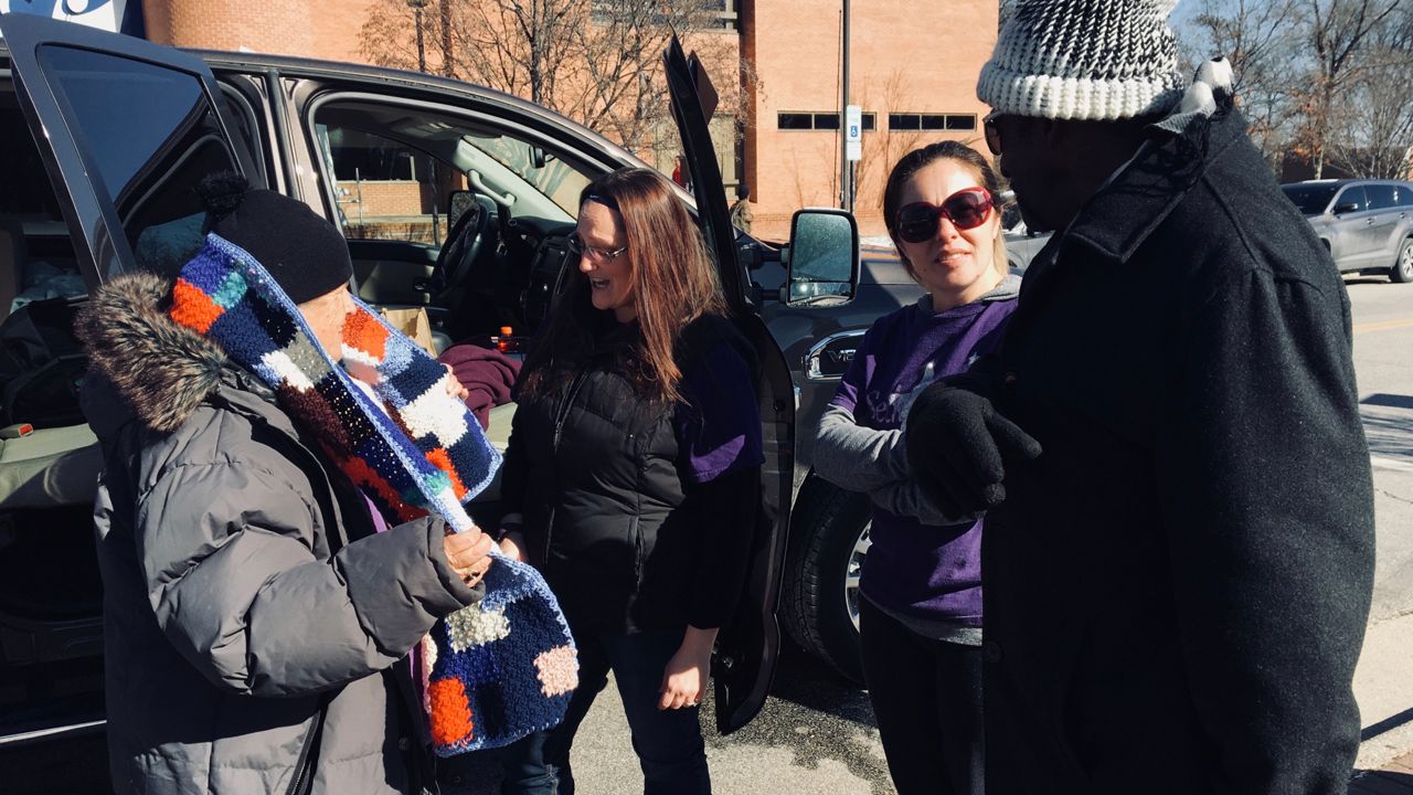 Seth's Wish helps Fayetteville homeless during winter weather