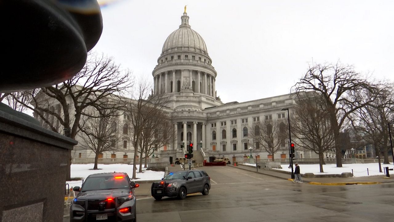 Madison Quiet Sunday Amid Heightened Security Around Wisconsin Capitol