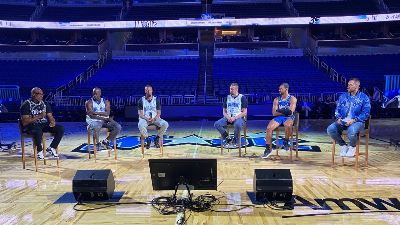 Magic reveal jersey, court design to mark 35th anniversary