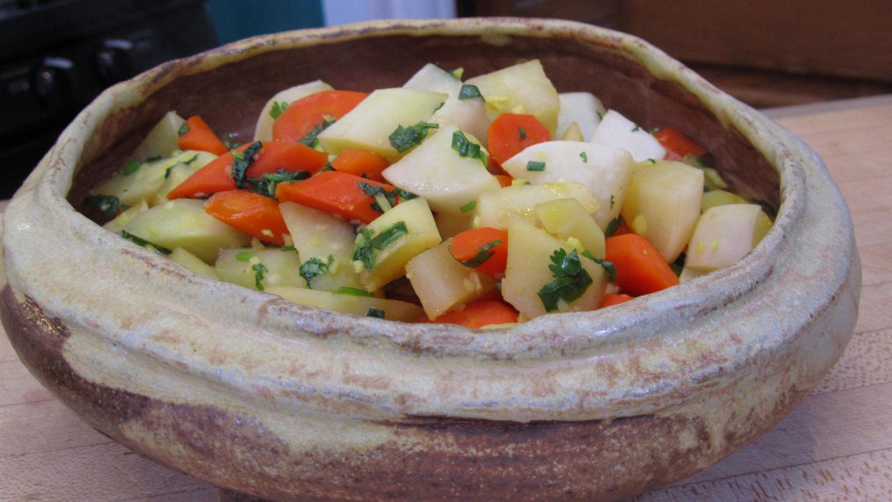 Maple Glazed Root Vegetables