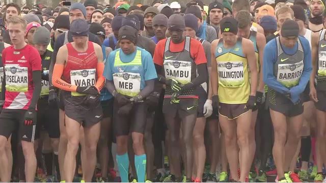NYC Half Marathon Runners Race Around Manhattan