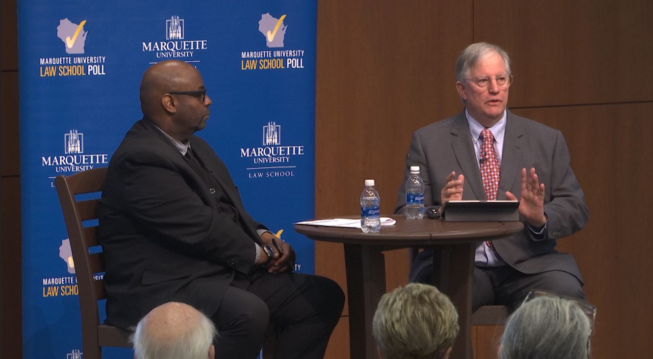 Poll shows tight race between Harris and Trump in Wisconsin