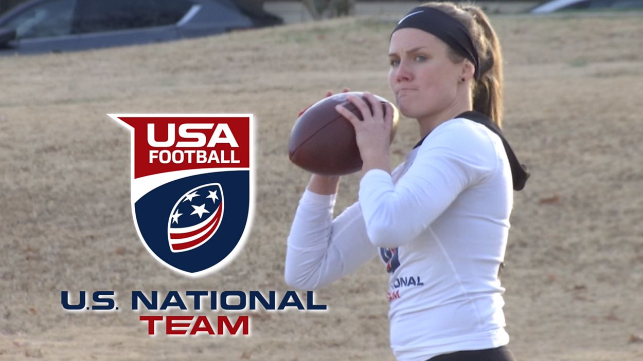 Bula chasing flag football gold