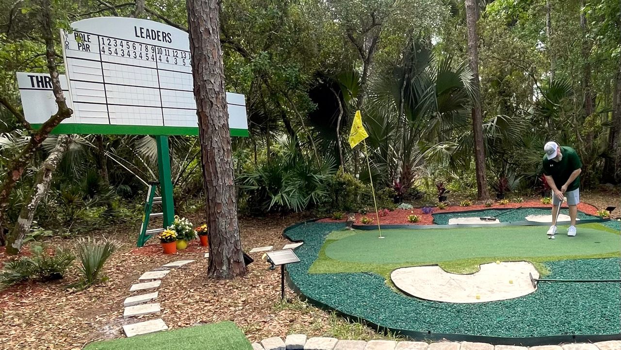 Masters Super Fan Recreates Augusta National in His Ormond Beach Backyard