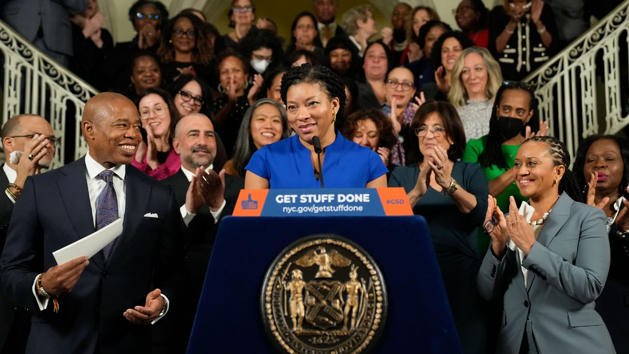 Mayor Eric Adams announces two new top aides