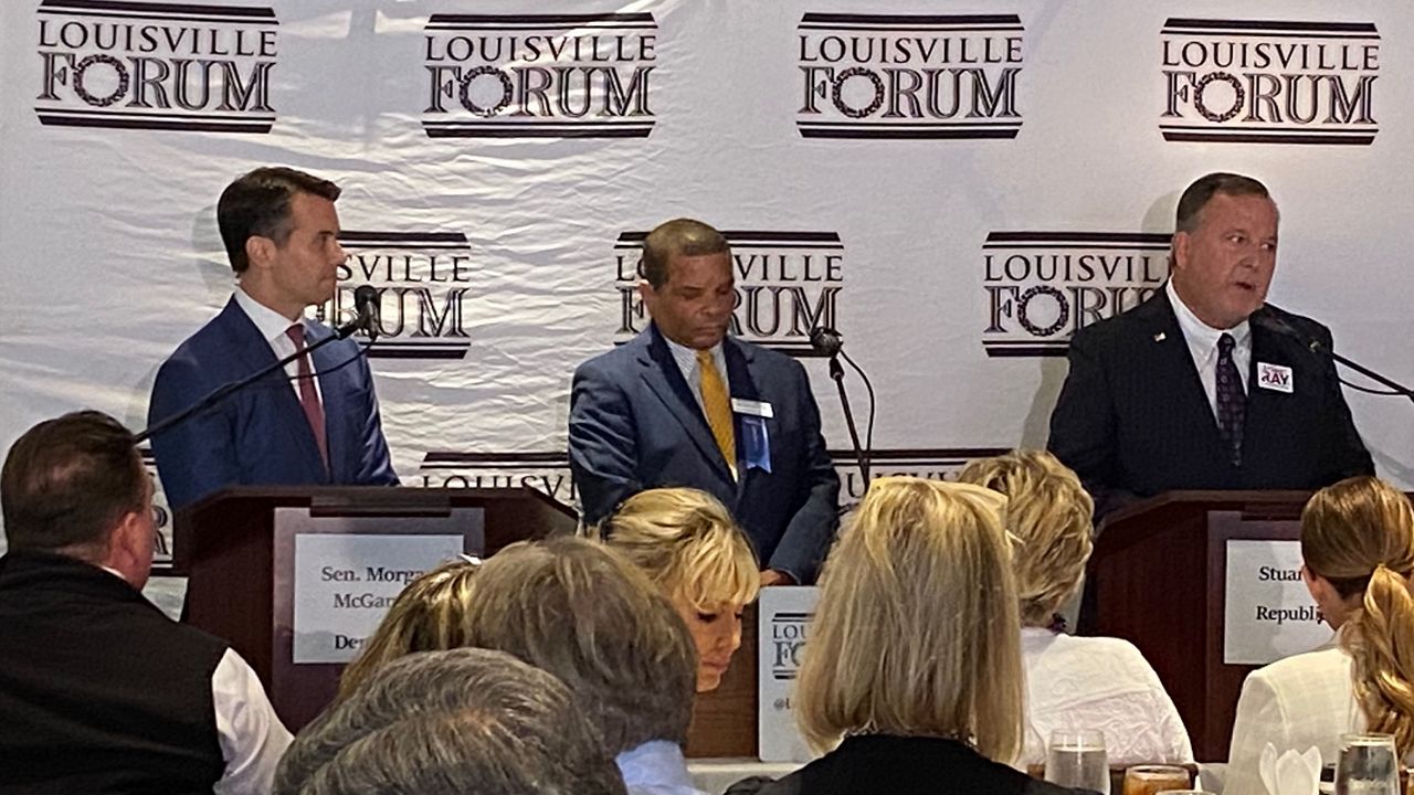 McGarvey, Ray debate in Louisville